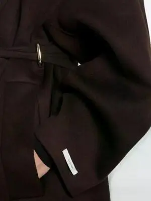 Sportmax Hooded Belted Coat
