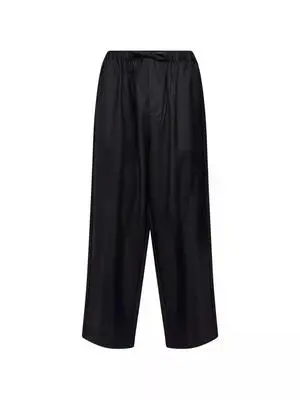 ROSE BURRITO Drawstring Elasticated-waist Trousers - Blue