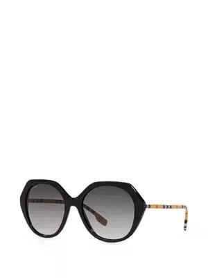 Burberry Geometric-frame Sunglasses - Black