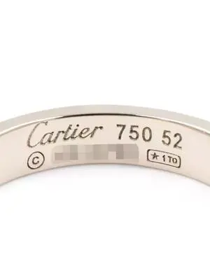 Cartier 18k White Gold Love Ring