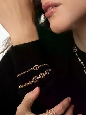Hoorsenbuhs Id Diamond Open-link Bracelet