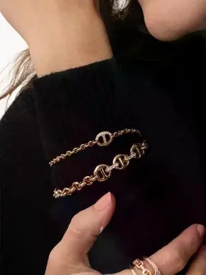 Hoorsenbuhs 18k Yellow Diamond Open-link Bracelet