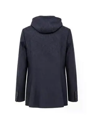 Eleventy Hooded Single-breasted Blazer