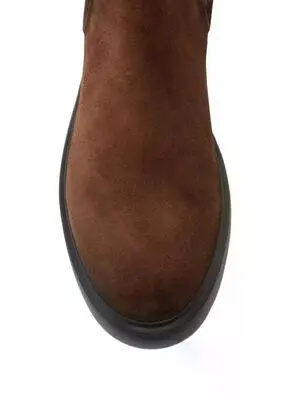Santoni Suede Chelsea Boots