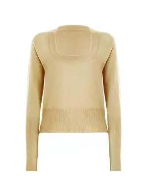 Wolford Ribbed-knit Long-sleeve Sweater - Brown