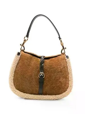 Etro Pony-hair Mutton-trim Cross Body Bag - Brown