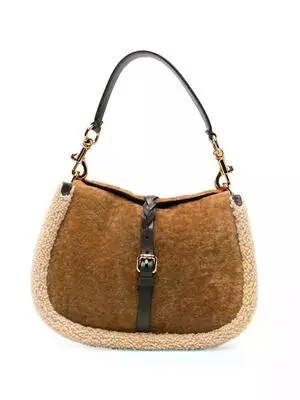 Etro Pony-hair Mutton-trim Cross Body Bag - Brown