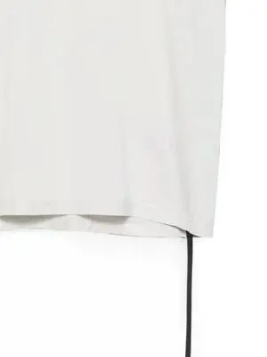 Rick Owens Ribbed-trim Strap-detail T-shirt