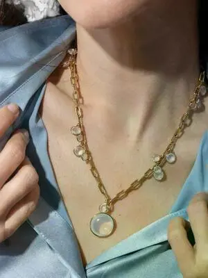 Goshwara Mischief Moonstone Necklace