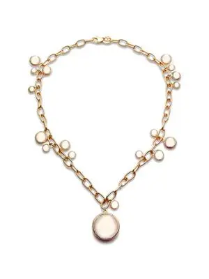 Goshwara Mischief Moonstone Necklace - Gold