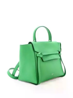 Celine Belt Bag Textured Leather Micro Satchel