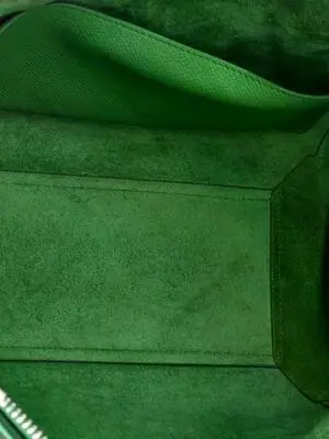 Celine Belt Bag Textured Leather Micro Satchel - Green