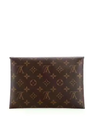 LOUIS VUITTON Kirigami Pochette Set Monogram Canvas Clutch Bag - Brown