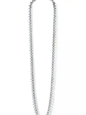WITH LOVE 14k White Gold Lab-grown Diamond Tennis Necklace