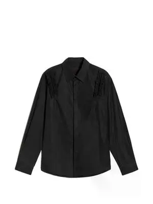 Simone Rocha Ruffle-trim Shirt - Black