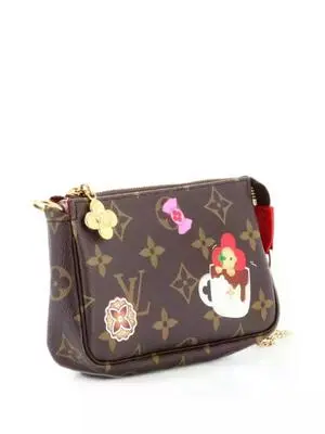 LOUIS VUITTON Pochette Accessoires Limited Edition Monogram Canvas Mini Clutch Bag