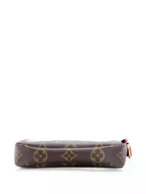 LOUIS VUITTON Pochette Accessoires Limited Edition Monogram Canvas Mini Clutch Bag