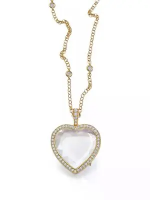 Loquet Heritage Diamond Locket Necklace - Gold