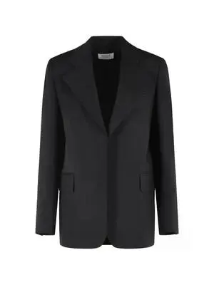 Sportmax Tenace Virgin Wool Blazer - Black