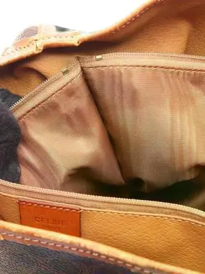Celine 1990-2000 Macadam Coated Canvas Tote Bag