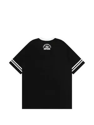 AAPE BY *A BATHING APE Moonface Mesh-panelled T-shirt Mini Dress