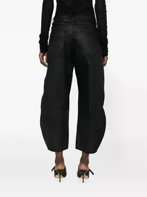 THOM KROM Belt-loop Coated Trousers - Black