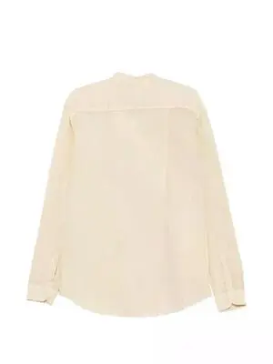 COSTUMEIN Band-collar Long-sleeve Shirt - Neutrals