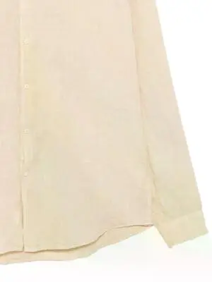 COSTUMEIN Band-collar Long-sleeve Shirt - Neutrals