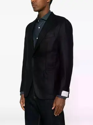 Caruso Single-breasted Notched-lapels Blazer