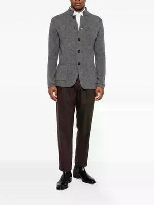 Eleventy Pleated Elasticated-waistband Trousers