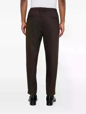 Eleventy Pleated Elasticated-waistband Trousers