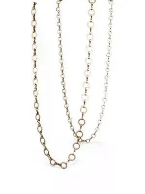AZLEE Circle-link Chain Necklace - Gold