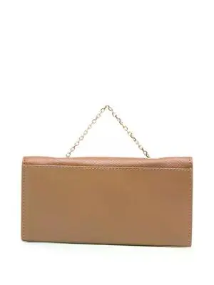 Fendi Diamonds Logo-plaque Chain-strap Wallet