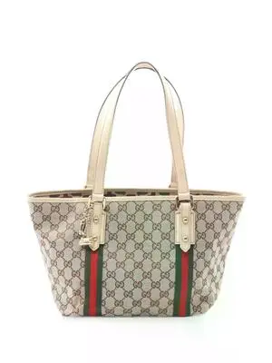 Gucci 2000-2015 Gg Canvas Jolicoeur Tote Bag - Neutrals