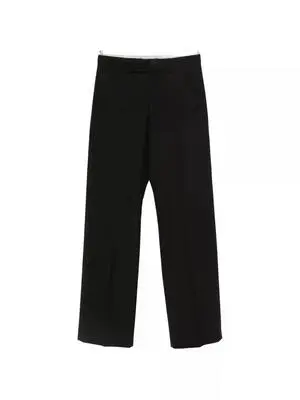 Rick Owens Pressed-crease Tailored Trousers - Black