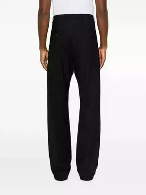 Rick Owens Pressed-crease Tailored Trousers