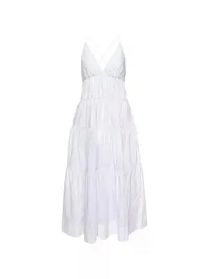 CLUB21 Cut-out Tiered Midi Dress