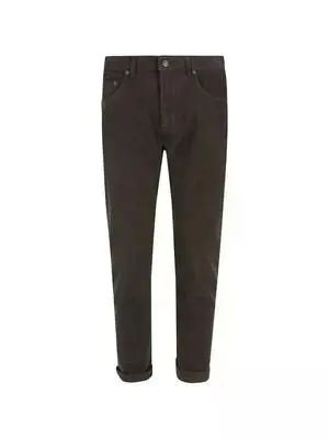 DONDUP Icon Corduroy Straight-leg Trousers - Brown