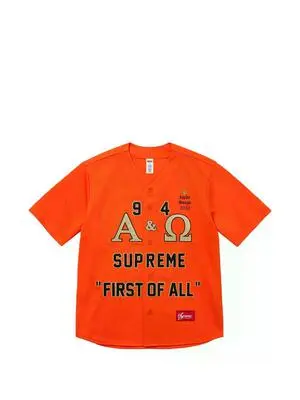 Supreme Alpha Omega Baseball Jersey Shirt
