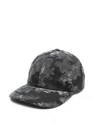 Gucci Gg Camouflage Hat - Grey