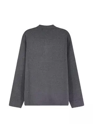 HEVO Button-fastening Long-sleeve Polo