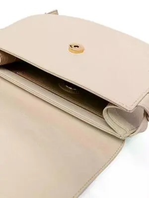 Moschino Logo Plaque Heart Charm Tote Bag - Neutrals