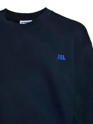 JIL SANDER Cotton Terry Crew-neck Sweatshirt