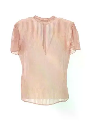 KRISTINA TI Sheer Silk Blouse