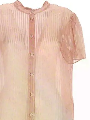 KRISTINA TI Sheer Silk Blouse