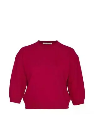 CLUB21 Crew-neck Cropped T-shirt - Red