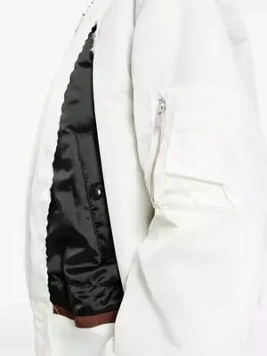 Undercover Zip-up Bomber Jacket With Stand Collar