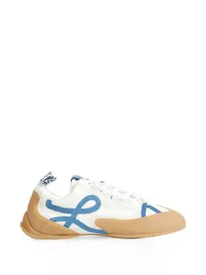 Loewe Grip Sneaker In Nylon, Suede And Tpu - White