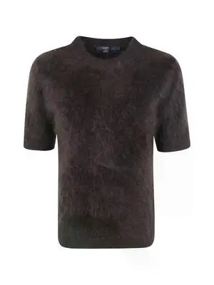 Seventy Brushed Short-sleeve Sweater - Brown