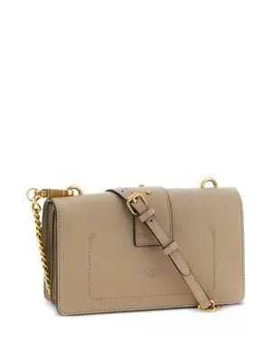 Pinko Love One Leather Crossbody Bag